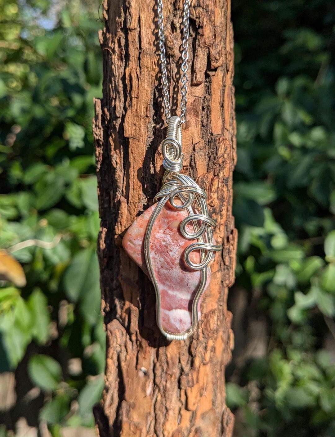 Mozarkite Necklace Crystal Jewelry Wire Wrapped Pendant Missouri State ...