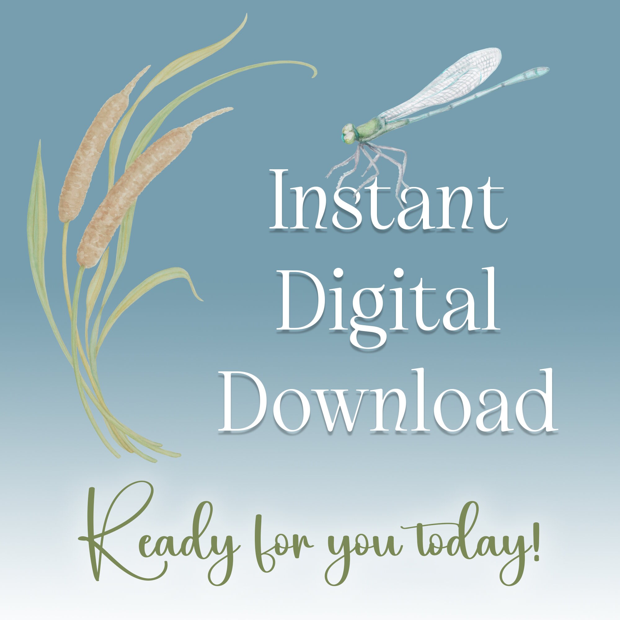 Pond Animal Nursery Wall Art Set of 4 Baby Decor Printable Neutral ...