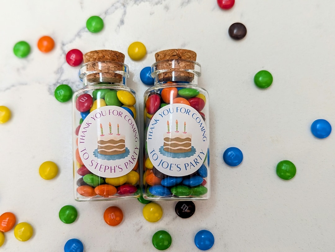 Mini Mnm Party Favour Bottles | Kids Party Favours | Filled Edible ...