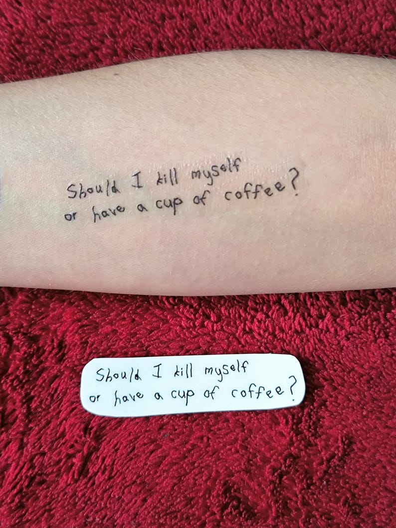 EXISTENTIALISM PACK – Temporary Tattoos - Etsy