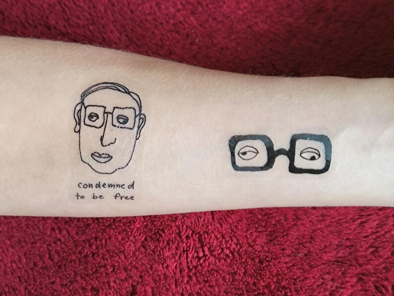 EXISTENTIALISM PACK – Temporary Tattoos - Etsy