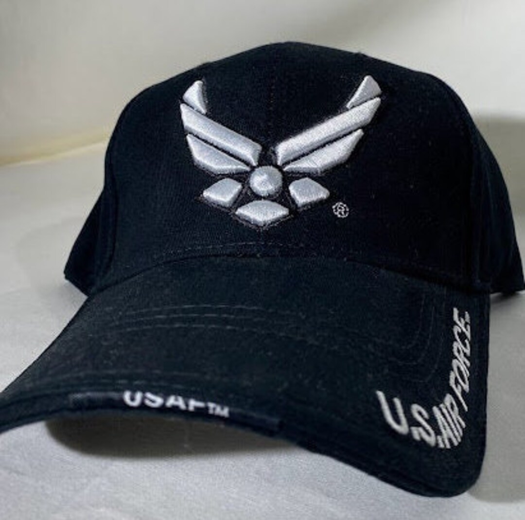 USAF Deluxe Black ''new Wing Air Force'' Low Profile Cap - Etsy