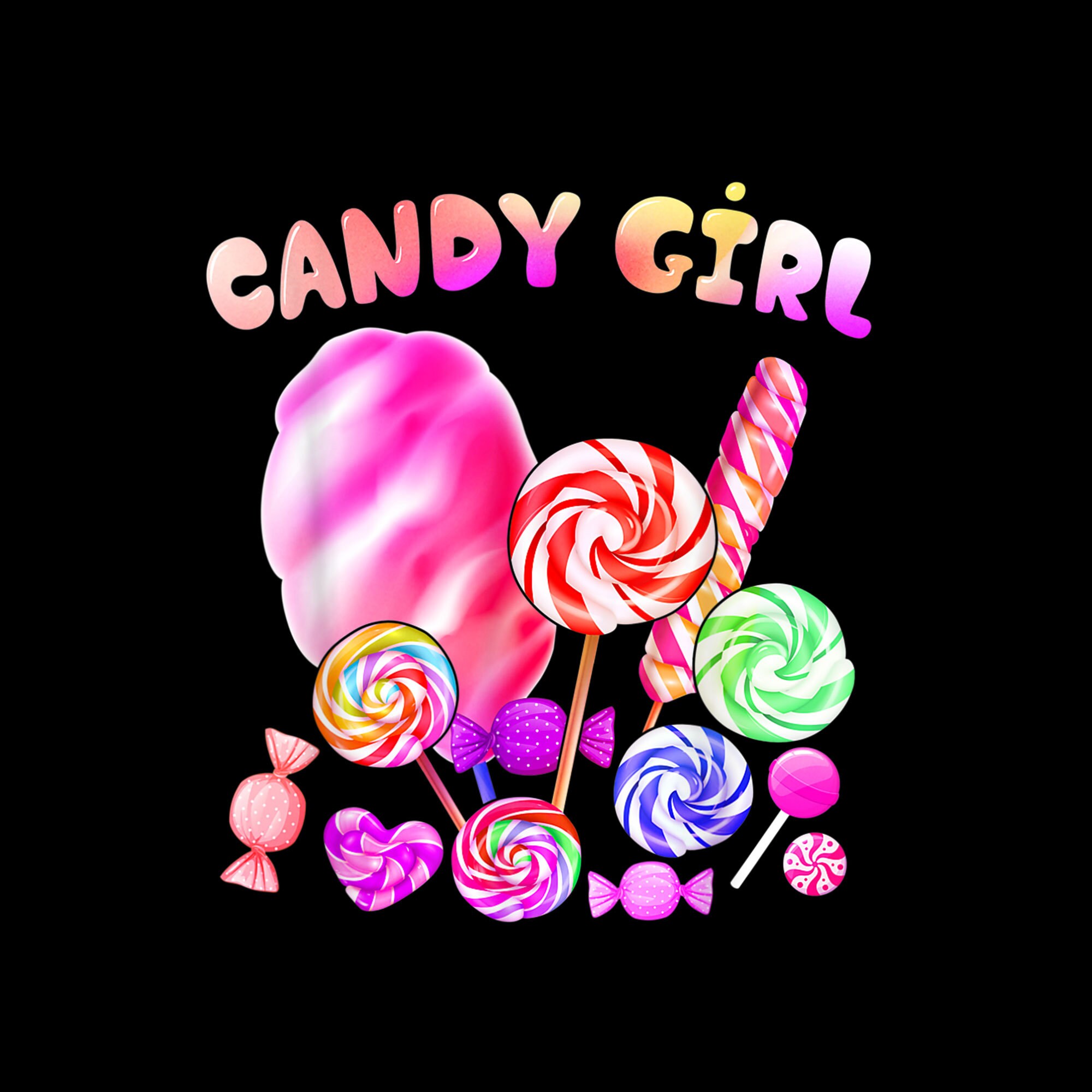 Candy Cute PNG Candy Treat Lover Girl Digital PNG - Etsy