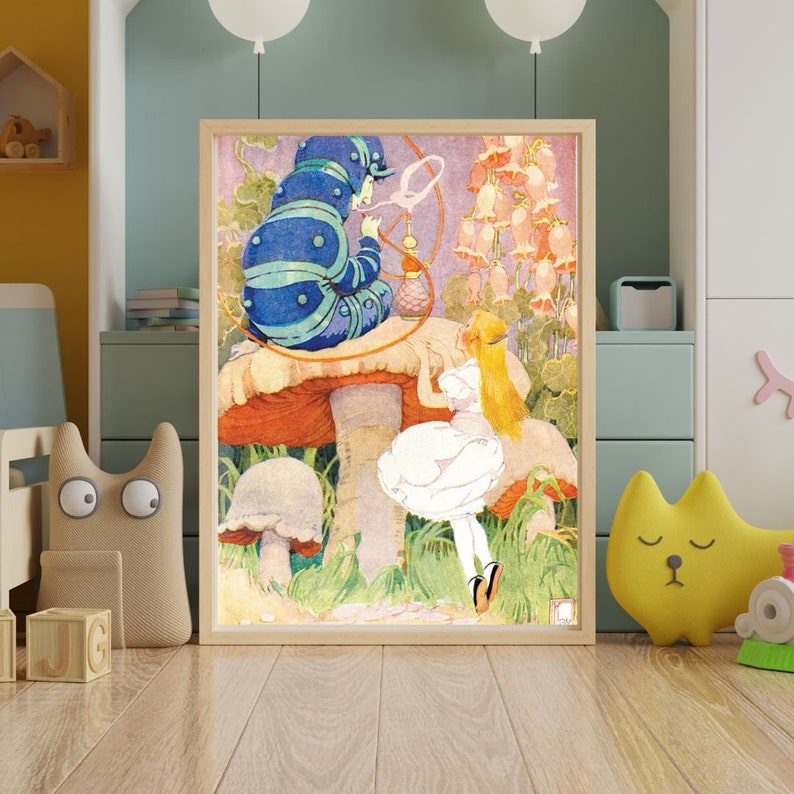 Alice Meets the Caterpillar Vintage Children's Book - Etsy