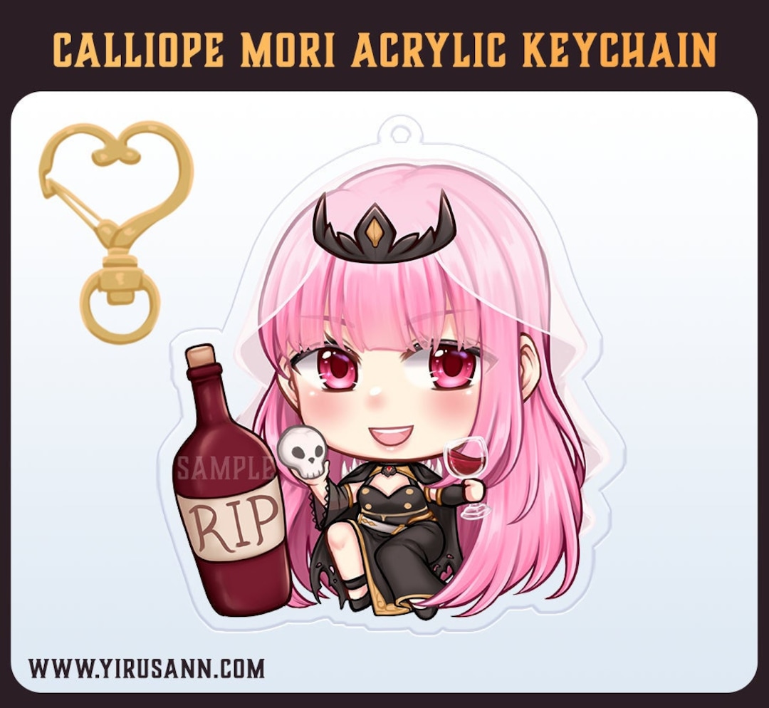 Calliope Mori Hololive EN Myth Vtuber Acrylic Keychain PRE-ORDER - Etsy