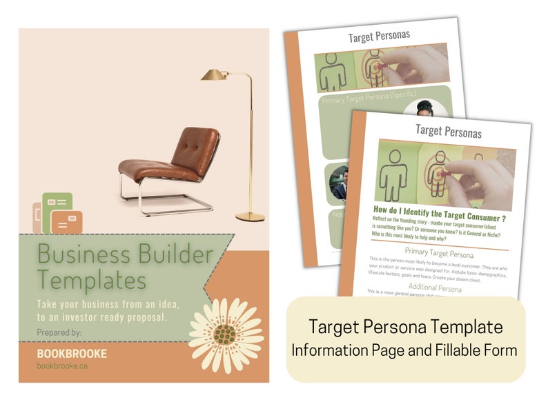 Target Persona Builder Business Templates - Etsy
