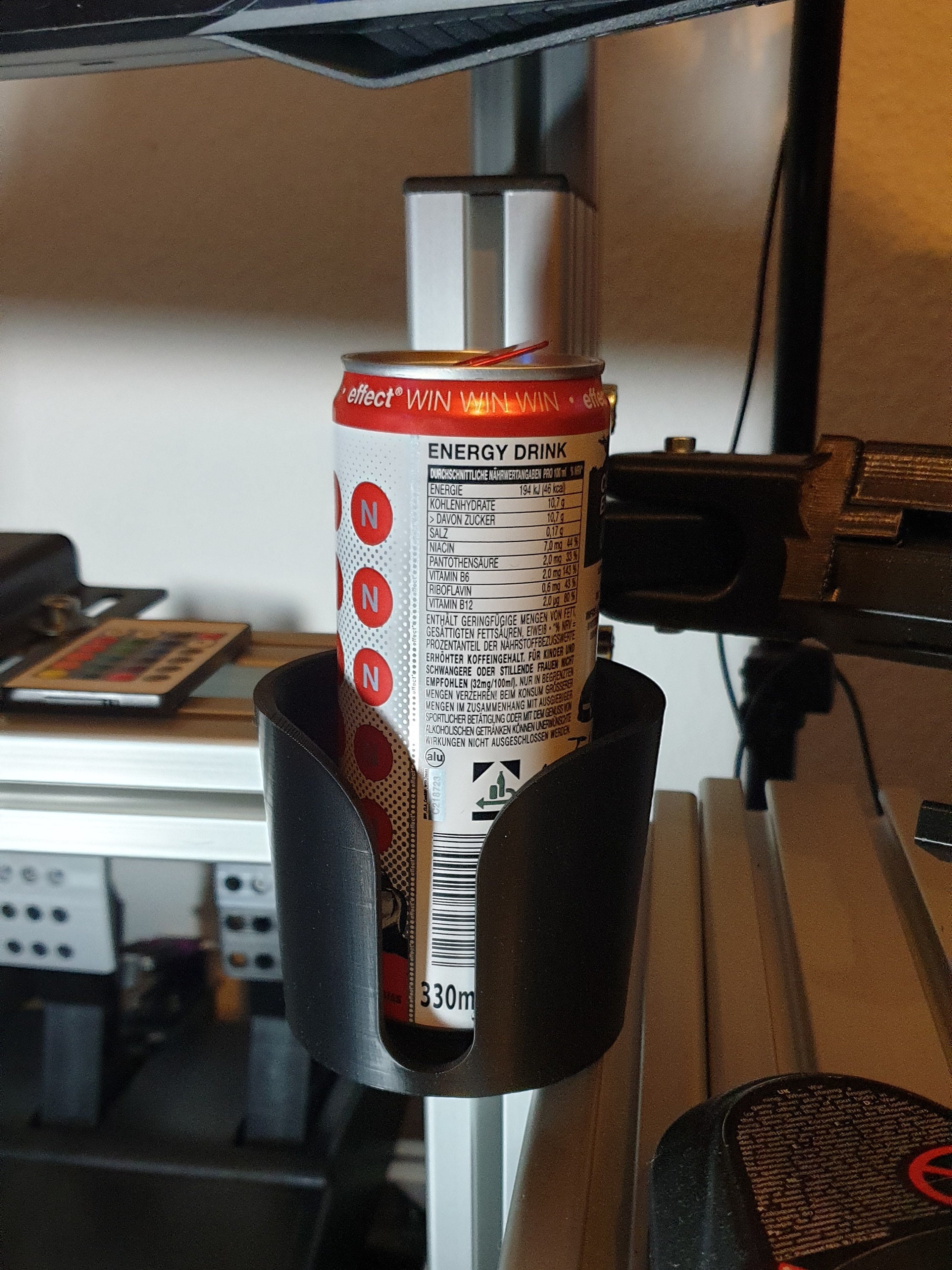 Simracing Cup Holder / Drink Holder for Aluminum Sim Rig - Enjoy Drinks ...