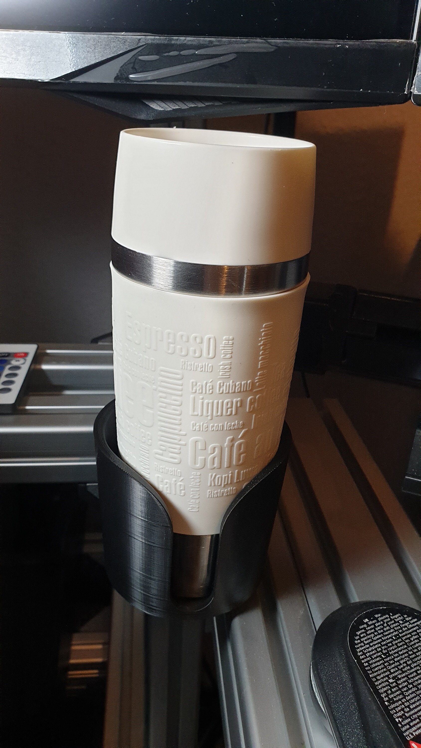 Simracing Cup Holder / Drink Holder for Aluminum Sim Rig - Enjoy Drinks ...