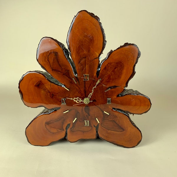 Cypress Wood Clock - Etsy