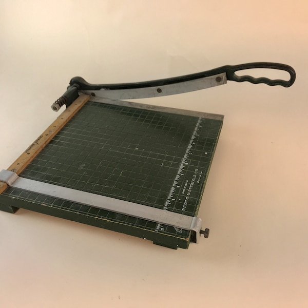 Vintage Paper Cutter - Etsy