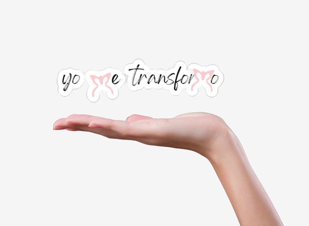 Motomami Kiss-cut Clear Stickers With Lyrics by Rosalia yo Me ...