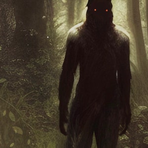 The Perfect Pitch Michigan Dogman Dogman Painting - Etsy