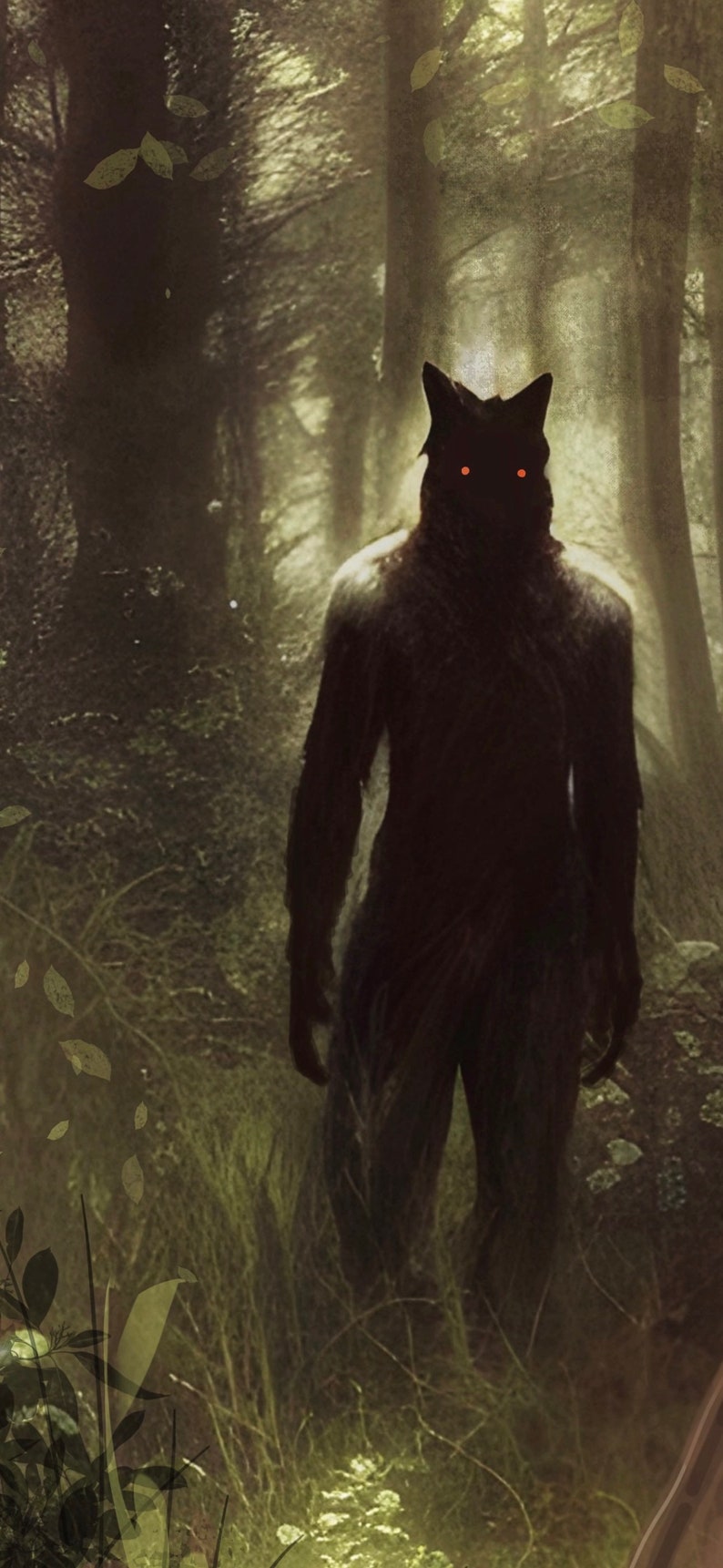 The Perfect Pitch, Michigan Dogman, Dogman Painting, Cryptozoology, Cryptids, Bigfoot, Sasquatch ...
