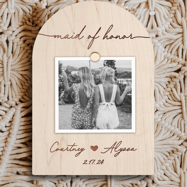 Maid of Honor Frame - Etsy