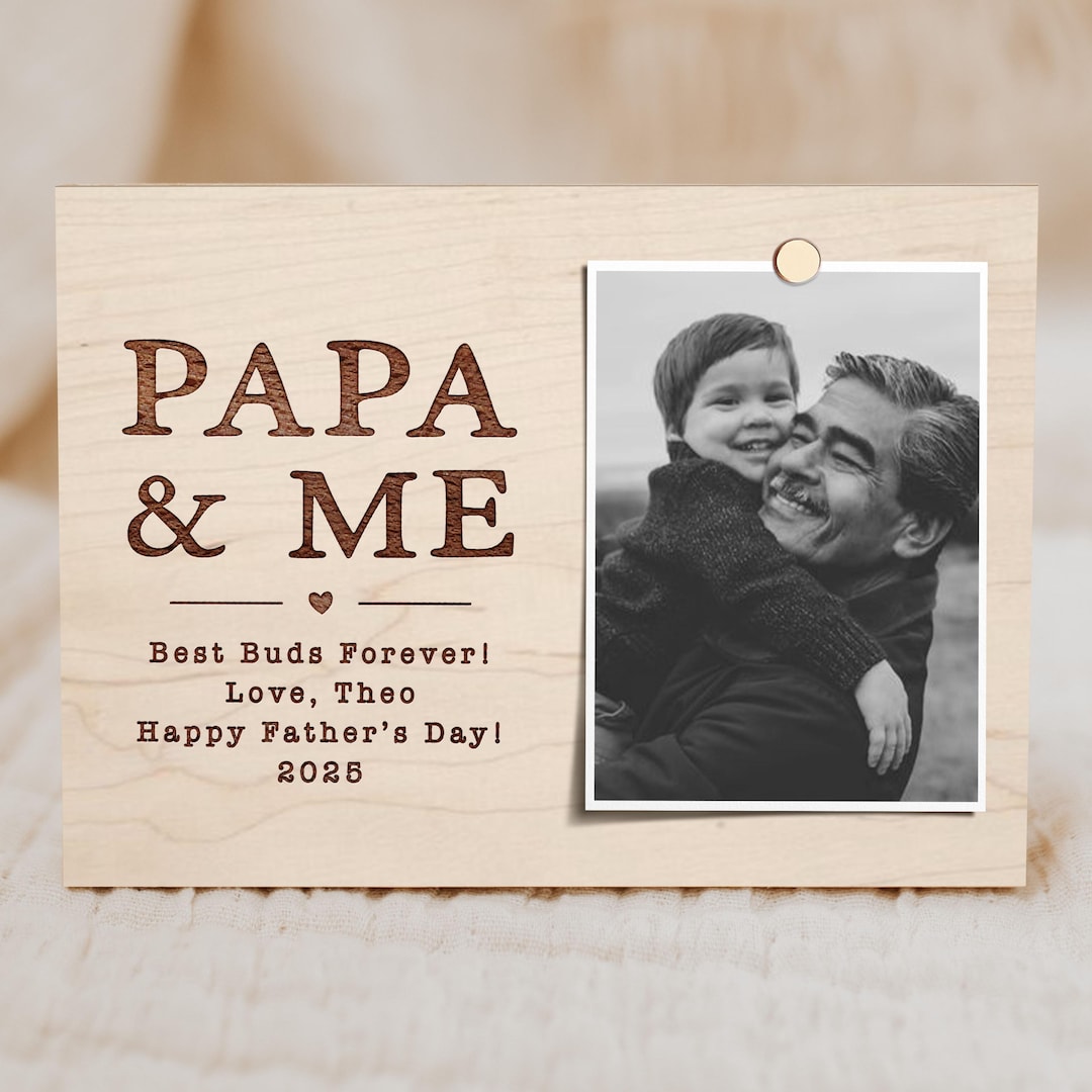 Personalized Grandpa Picture Frame – Father's Day Gift – Custom ...