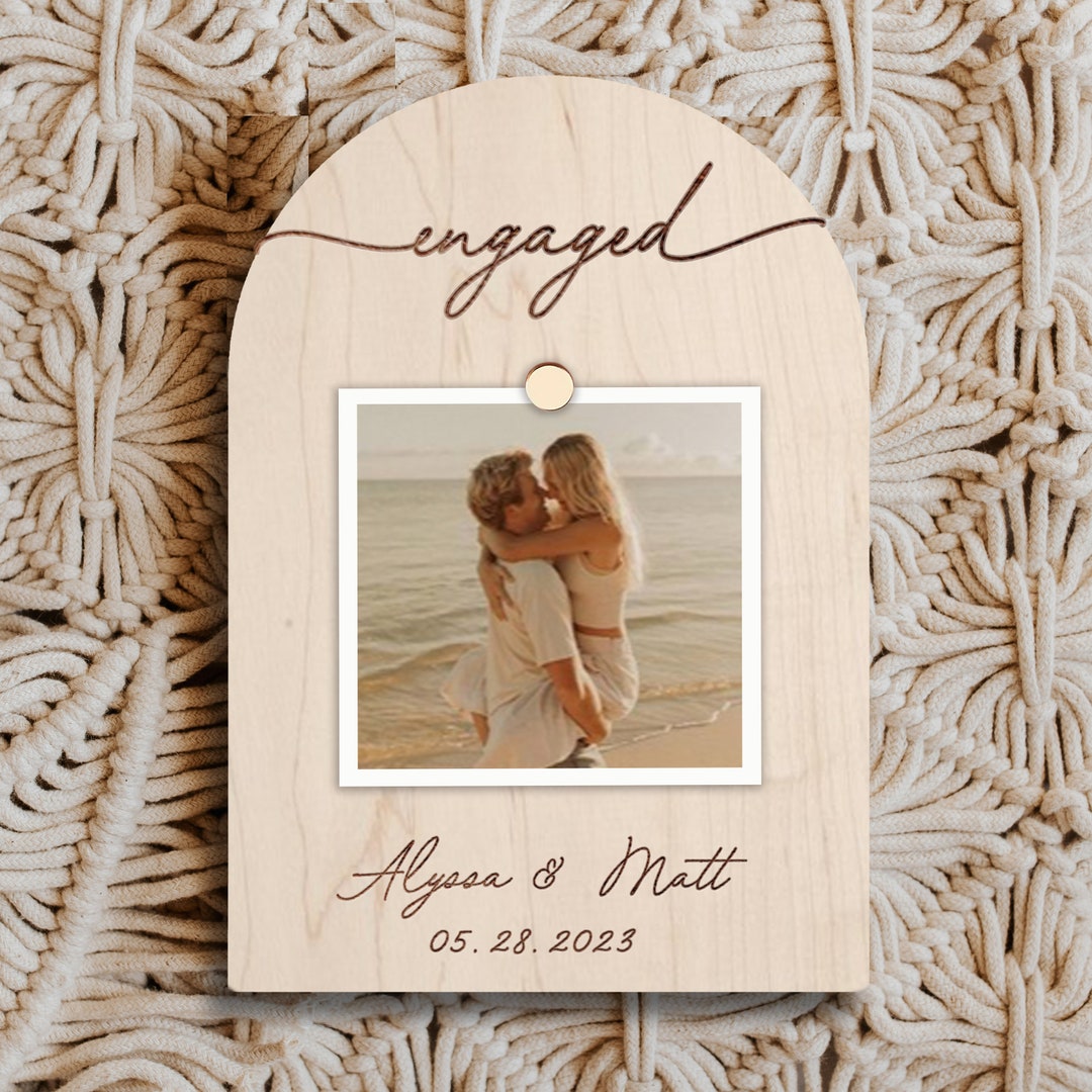 Personalized Engagement Gift, Newly Engaged Gifts for Couple ...