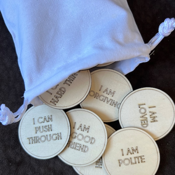 Affirmation Tokens - Etsy