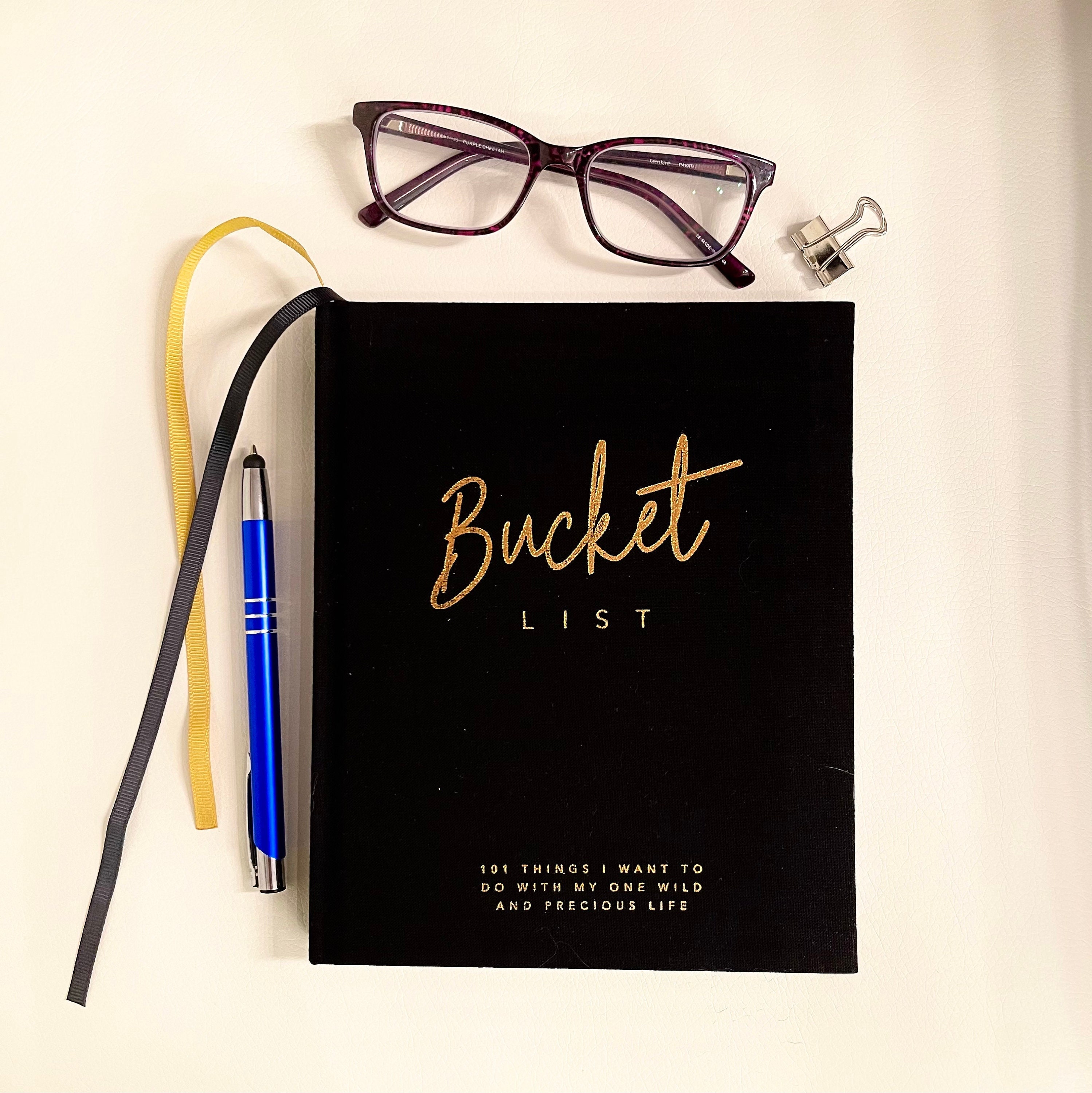 Bucket List Journal, A5 Bucket List Tracker, Goal Tracker Notebook ...
