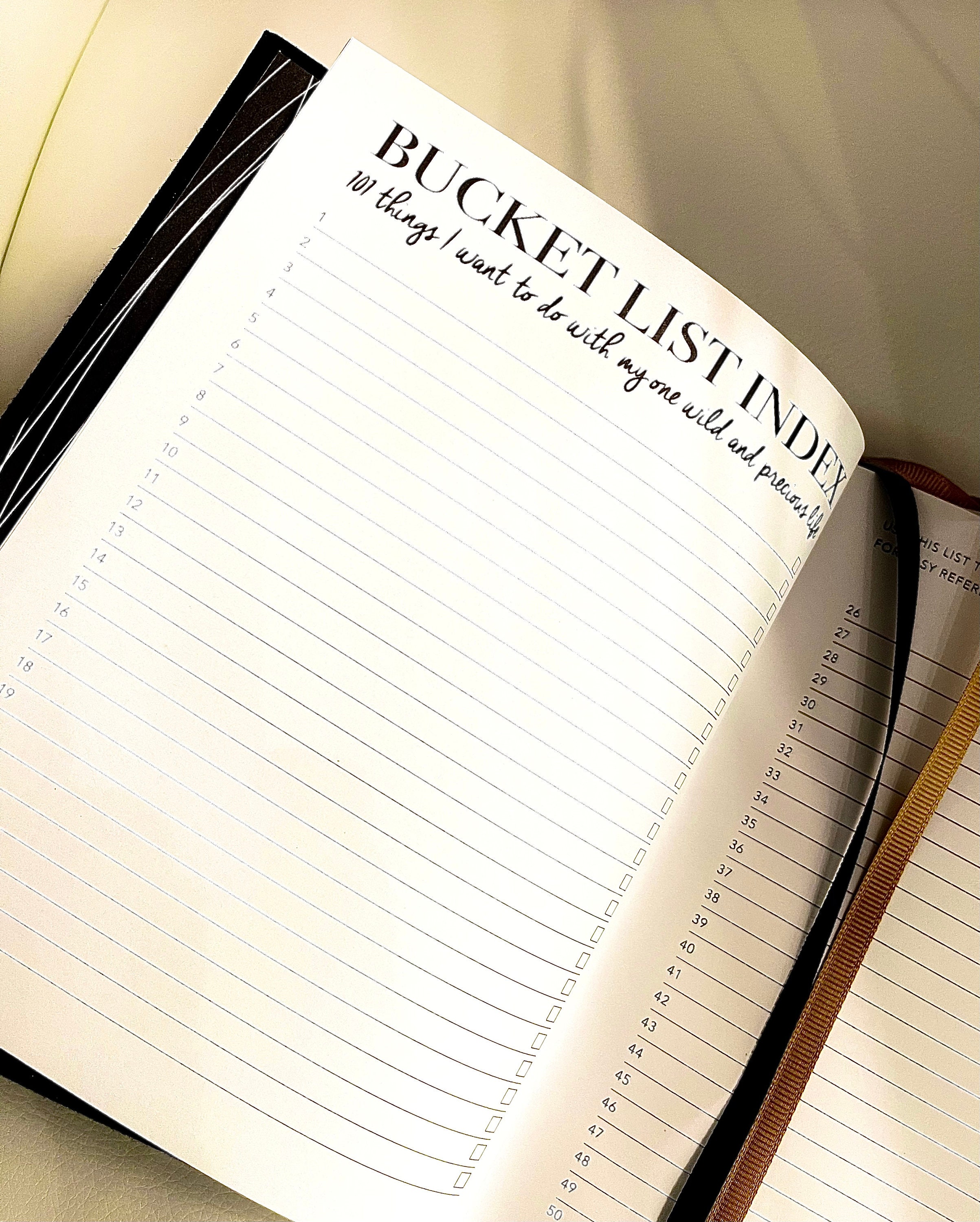 Bucket List Journal, A5 Bucket List Tracker, Goal Tracker Notebook ...