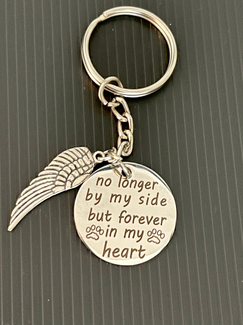 Personalized Engraved Pet Memorial Key Chain, Pet Keychain ...