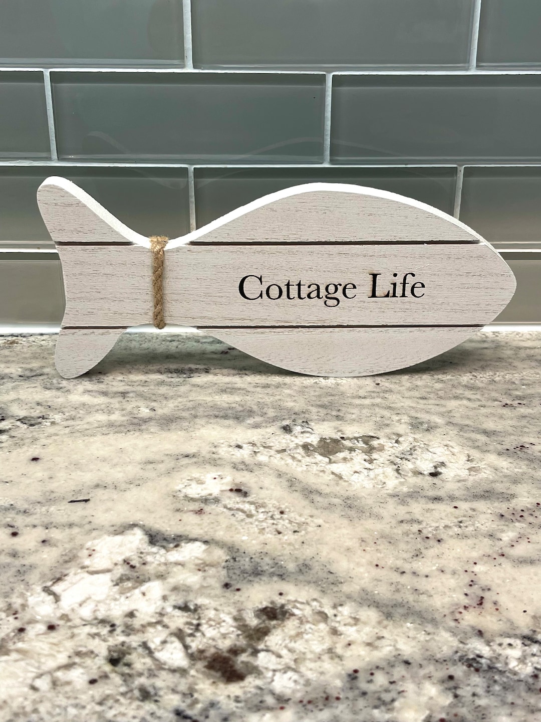 Beach House or Cottage Engraved Fish Sign, Personalized, Cottage Custom ...