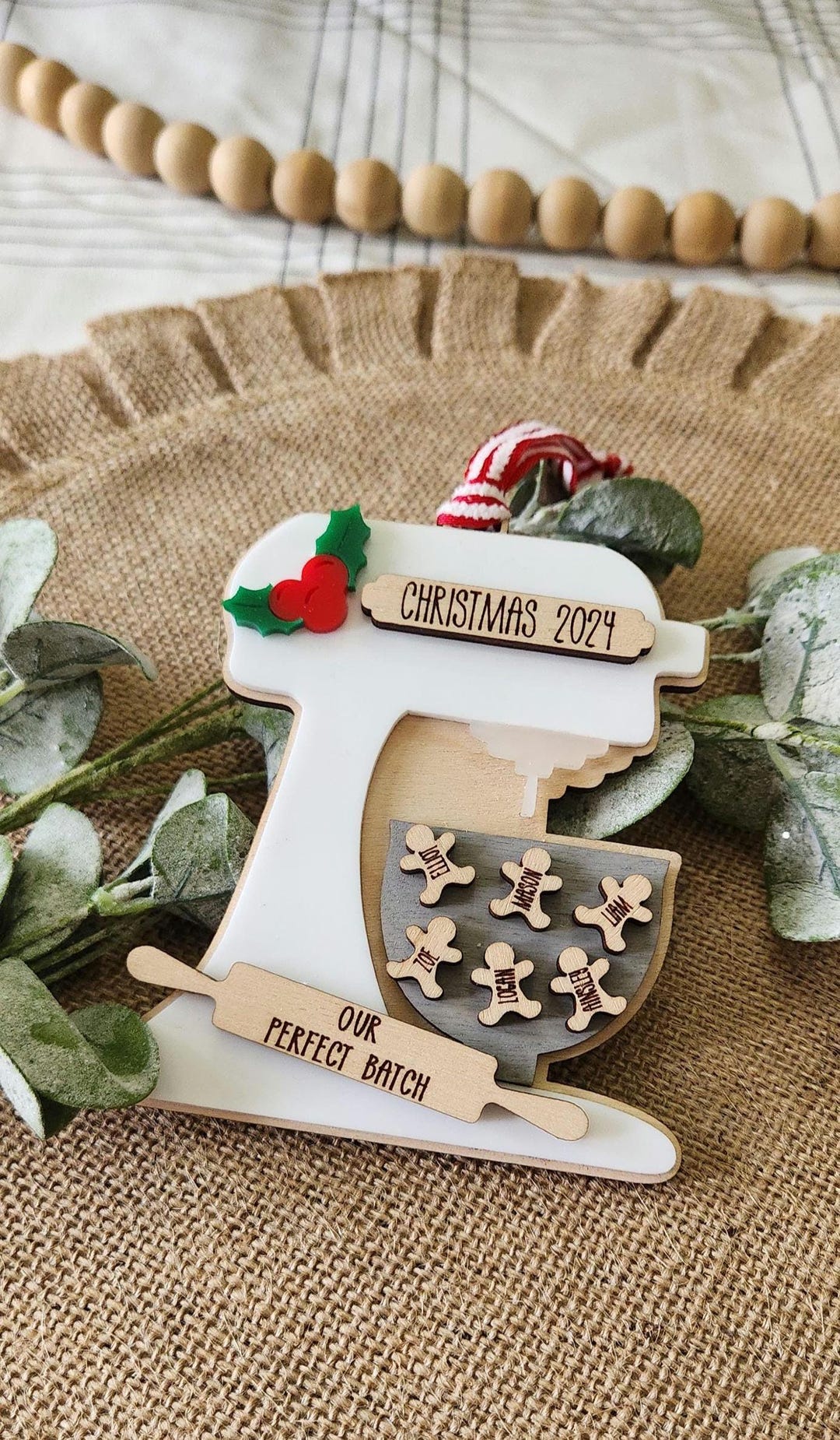 Our Perfect Batch – Personalized Christmas Mixer Ornament | Family ...