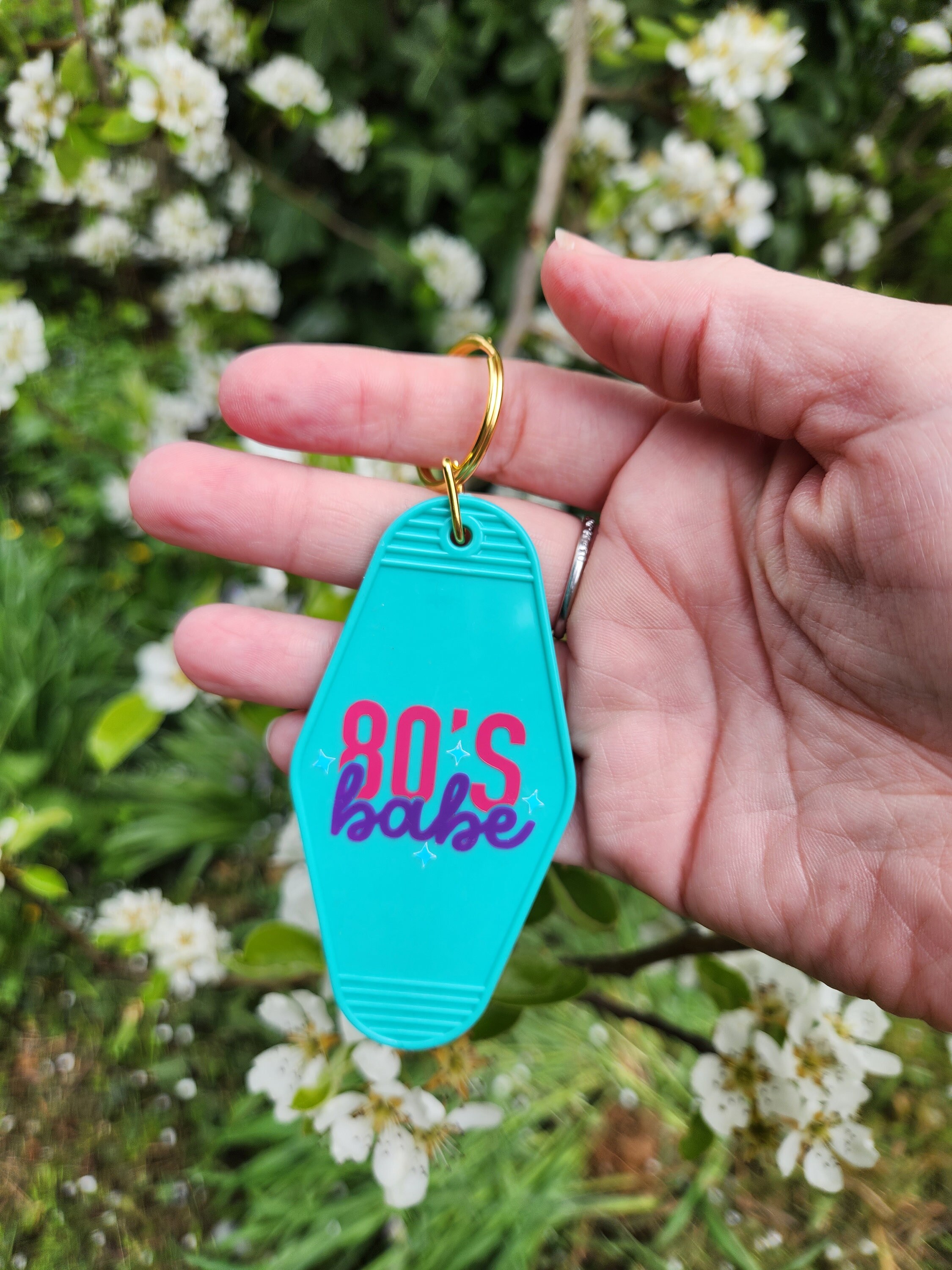 80's Babe Motel Keychain | Cute 1980's Retro Style Keychain | - Etsy