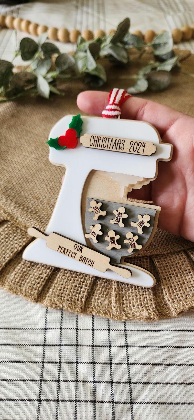 Our Perfect Batch – Personalized Christmas Mixer Ornament | Family ...