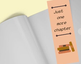 Just One More Chapter Bookmarks | Chicken Bookmark Sublimation Transfer ...
