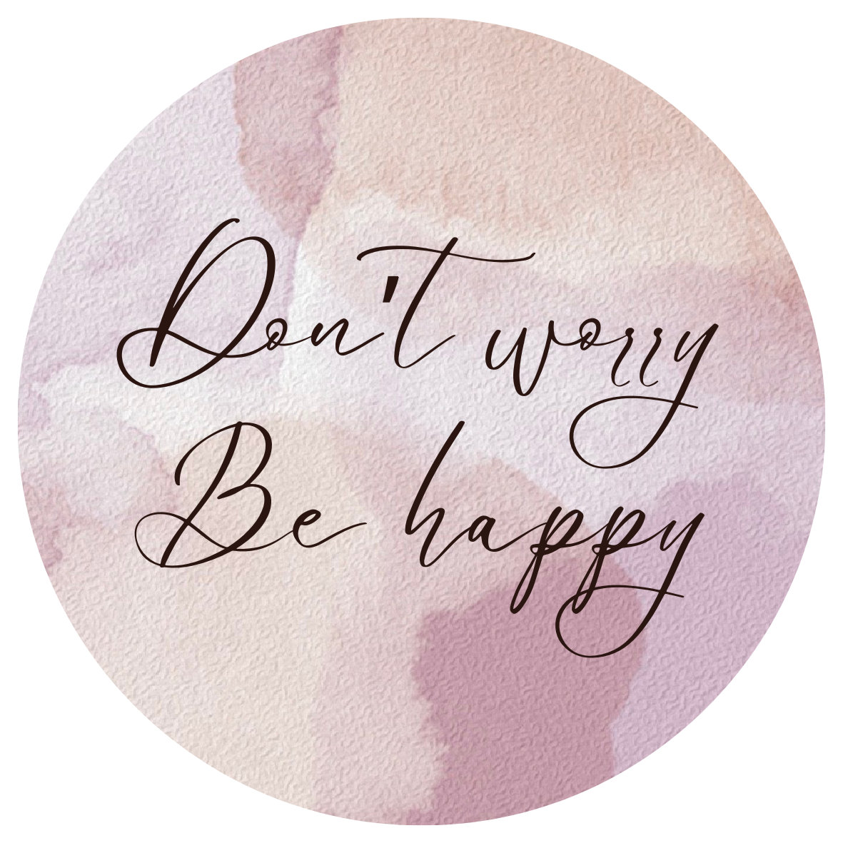 Don't Worry Be Happy Png Sticker - Etsy