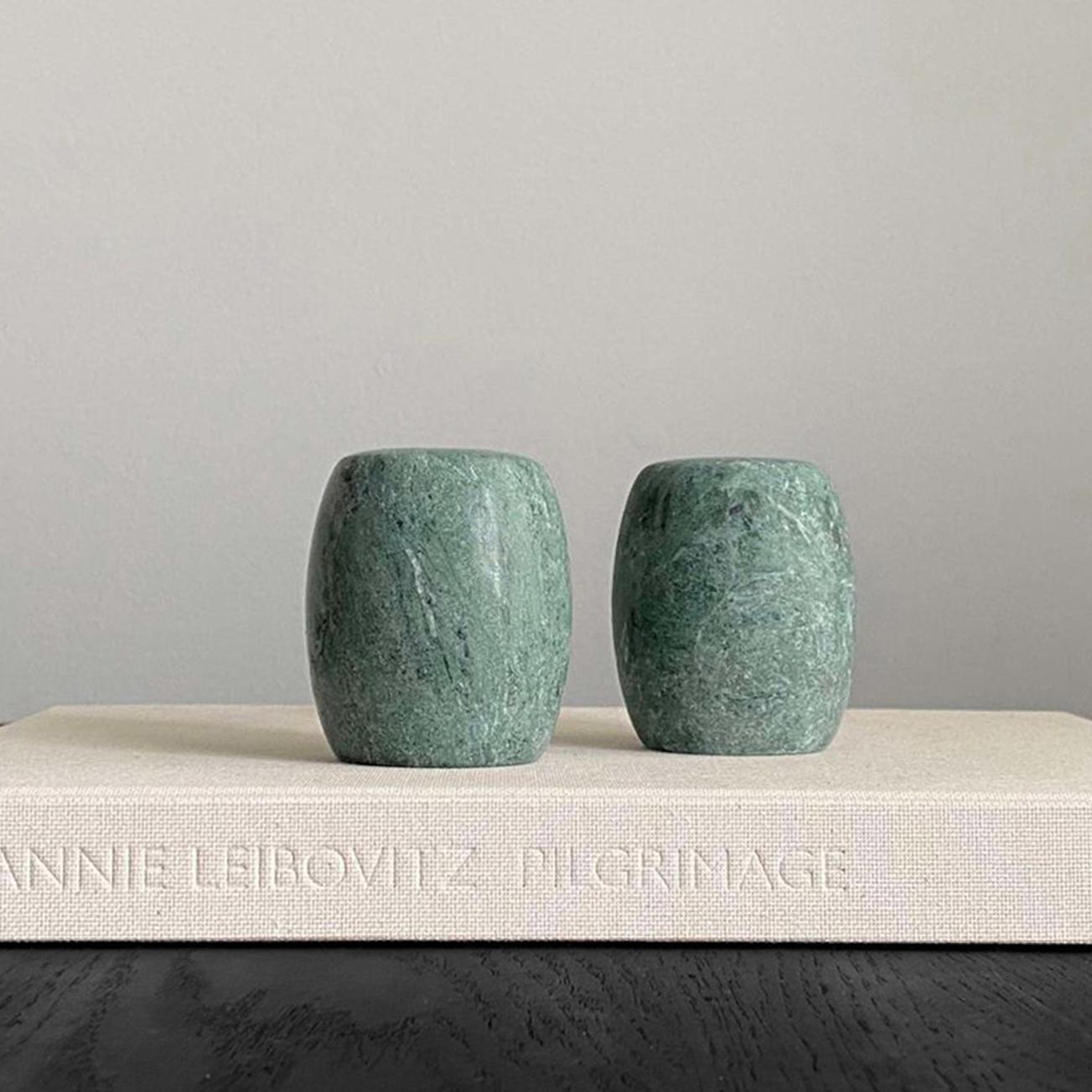 Marble Shakers / Salt and Pepper Marble Shakers / Vintage Shakers ...