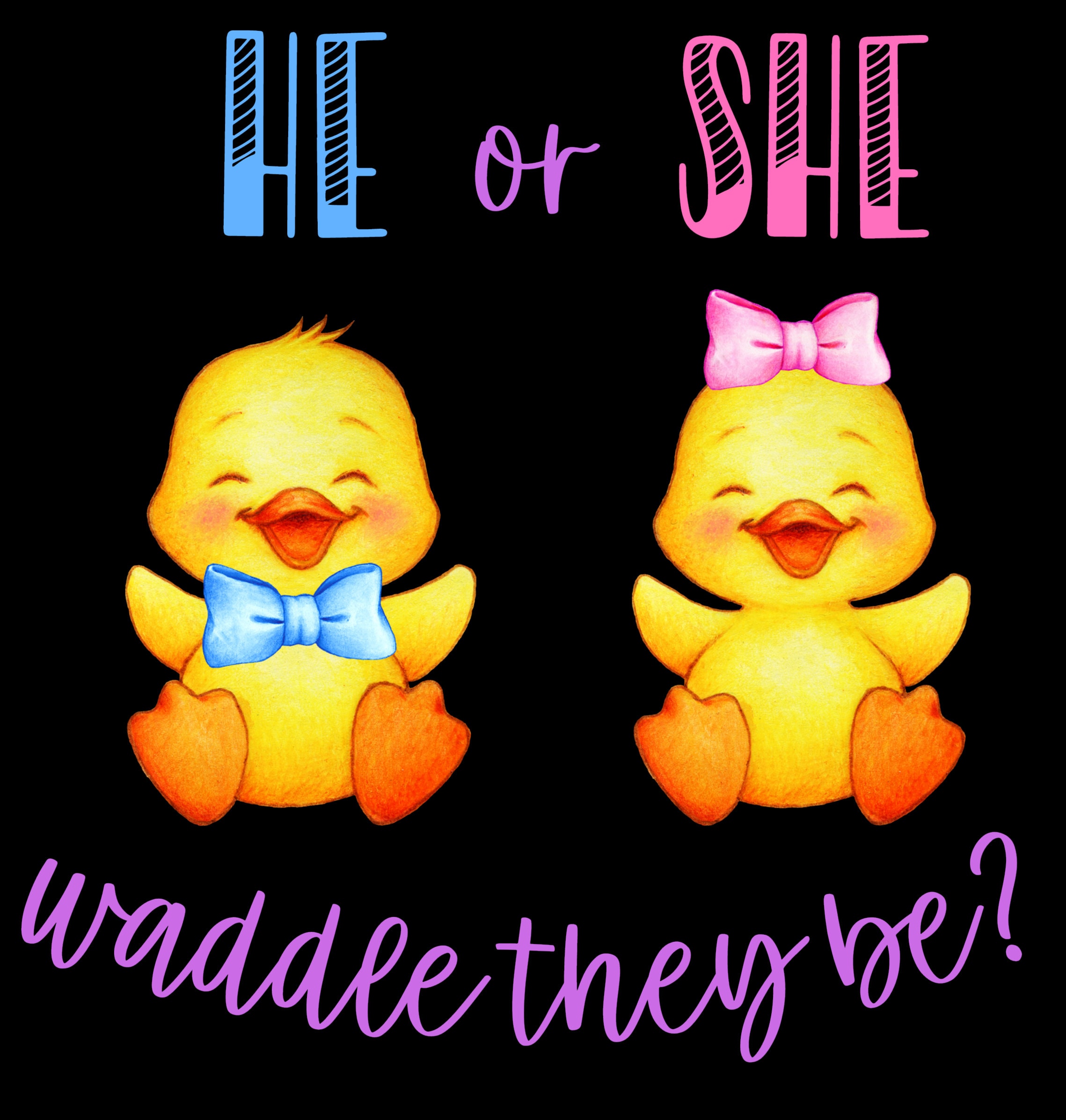 Duck Gender Reveal Twins - Etsy