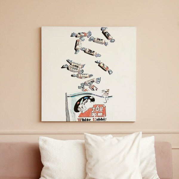 White Rabbit Candy Poster - Etsy