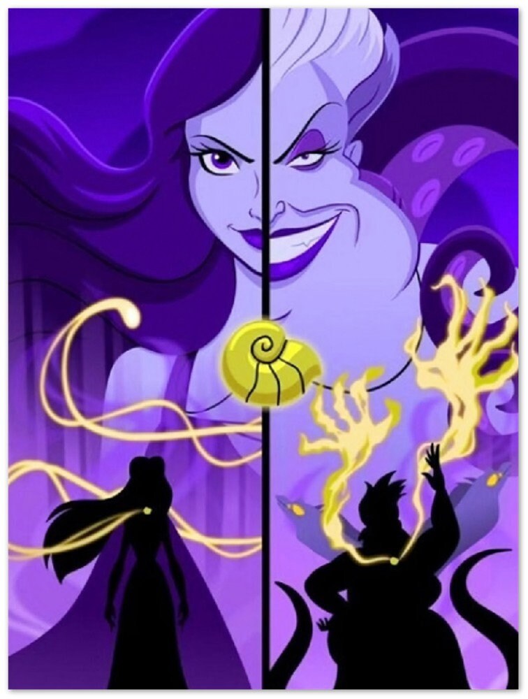 Ursulavanessa The Little Mermaid Poster Etsy
