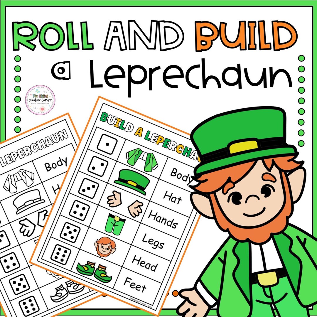 Roll a Leprechaun Game | St. Patrick’s Day Dice Activity | Fun ...