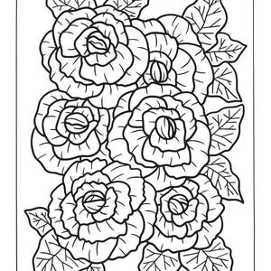 Printable Floral Fantasy Coloring Pages - 10 Beautiful Blooms for ...