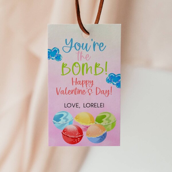 Bath Bomb Tag - Etsy