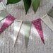 Paper Flag Garland, Paper Bunting, Holiday Garland, Party Decor ...
