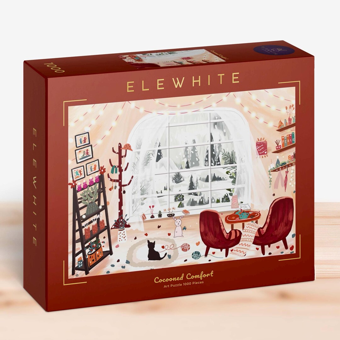 ELEWHITE Cocooned Comfort Puzzle; Modern Puzzle; 1000 Puzzles for ...