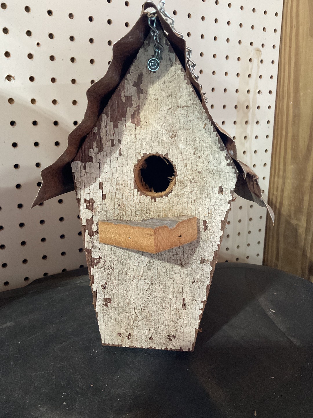 Rustic Blue Bird House - Etsy