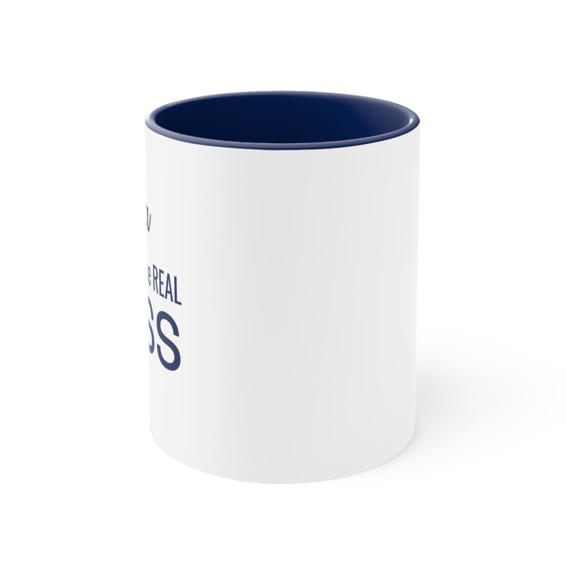 Custom Duo Mugs With Names. Who's the REAL Boss Blue - Etsy