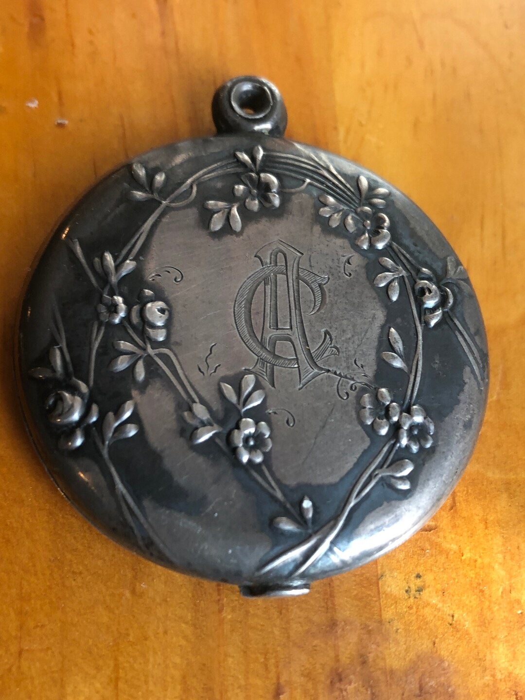 Victorian Silver Pocket Mirror - Etsy