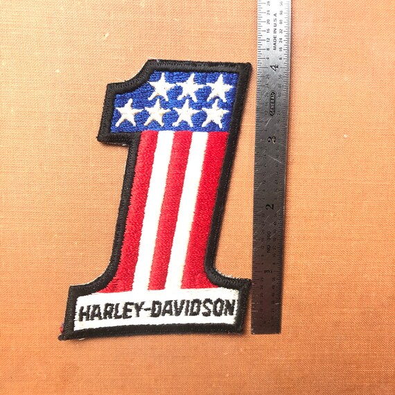 Number One Harley Davidson Patch - Gem