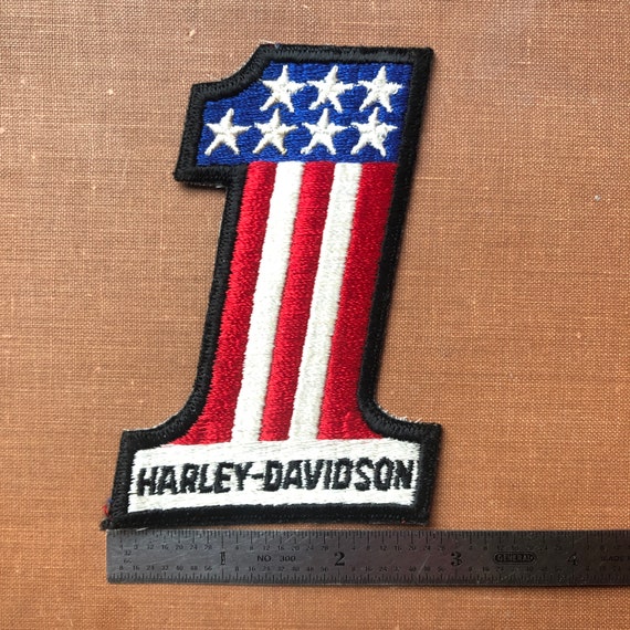 Number One Harley Davidson Patch - Gem