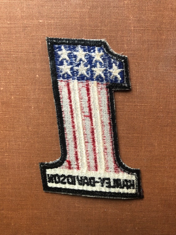 Number One Harley Davidson Patch - Gem