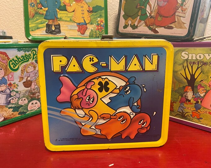 Pac Man 1980’s Vintage Lunch Box. - Etsy