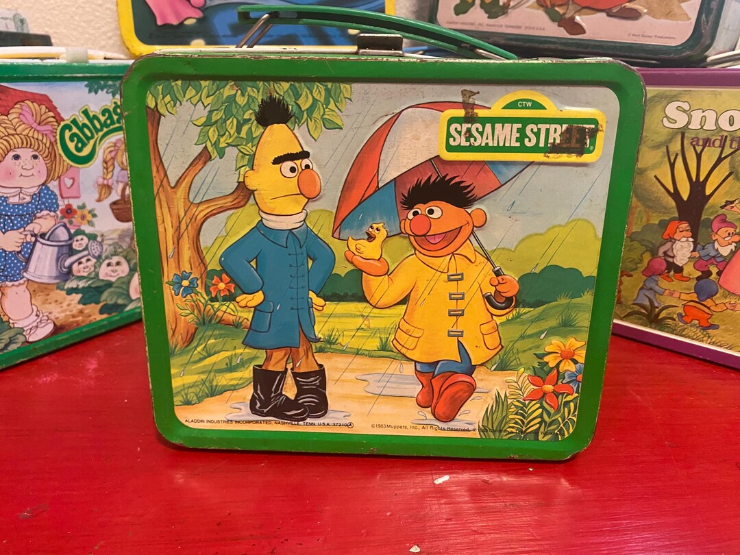 Sesame Street Bert and Ernie Vintage Lunch Box. - Etsy