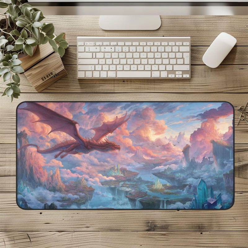 Large Dragon Mousepad - Etsy