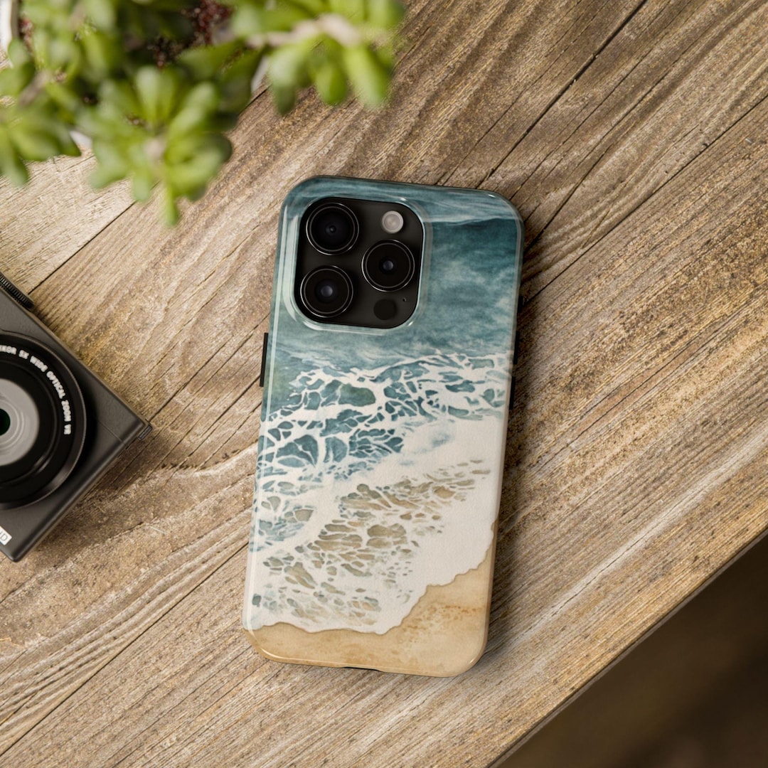 Ocean and Sand Phone Case, Gift for Ocean Lover,surfer, Ocean Landscape ...