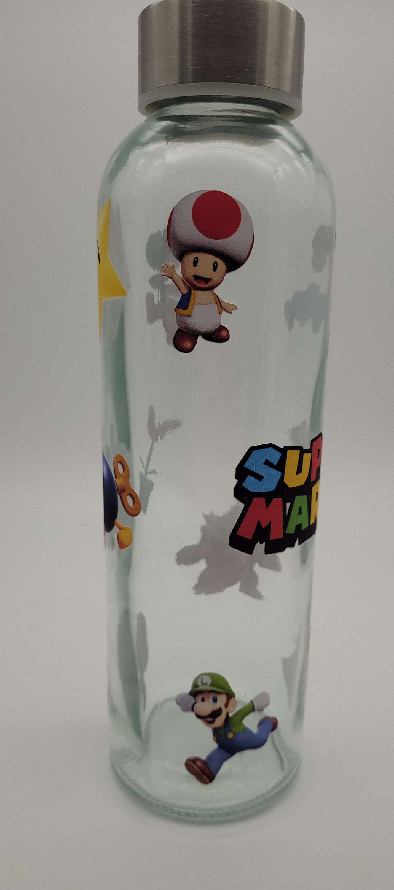 Super Mario Glass Bottle - Etsy